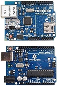 Sunfounder R3 + Ethernet Shield W5100 Compatible With Arduino Mega2560 Mega328 Reviews & Ratings ...